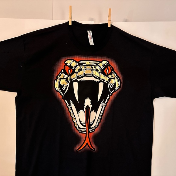 Alstyle | Shirts | Snake Tshirt Menshand Stamped Snake Head Print ...